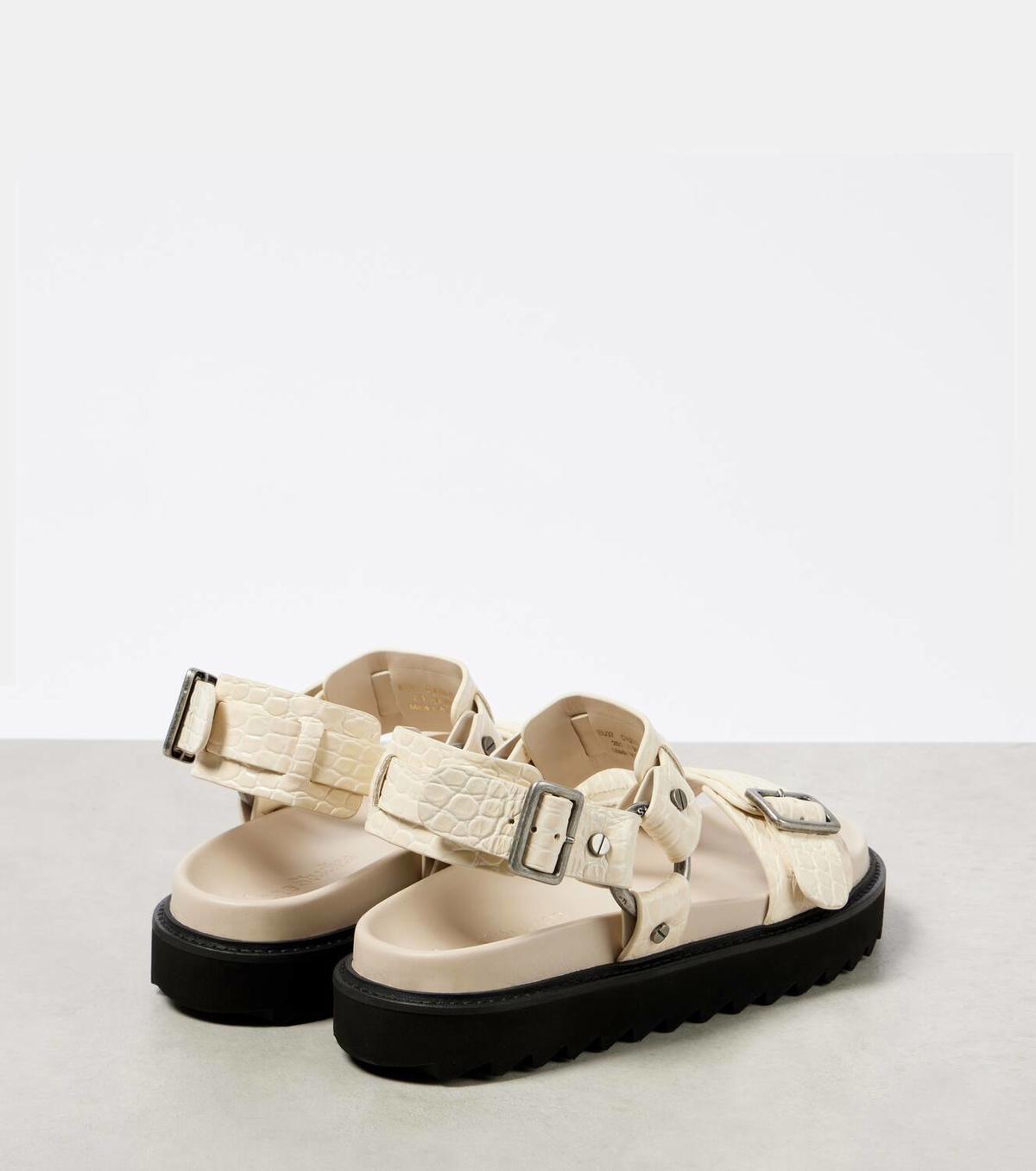 Acne Studios Leather platform sandals Acne Studios