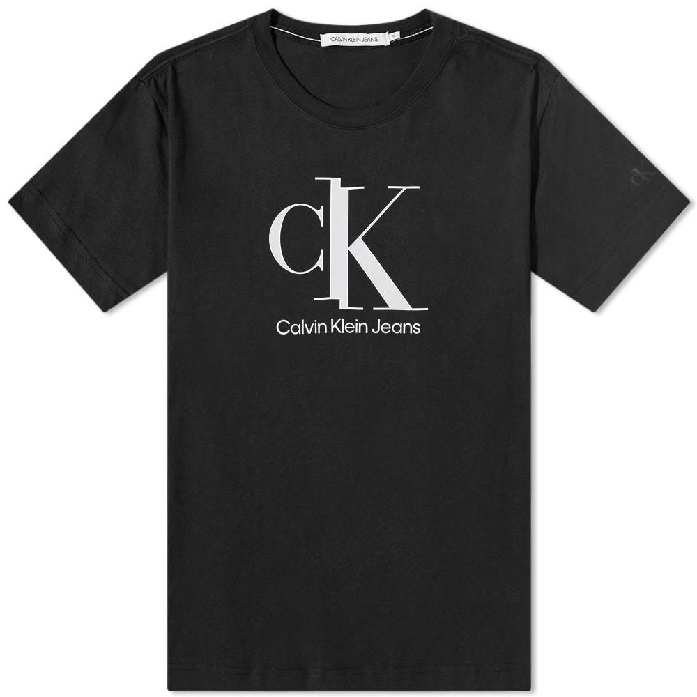 Calvin Klein Spliced CK Center Chest Tee Calvin Klein