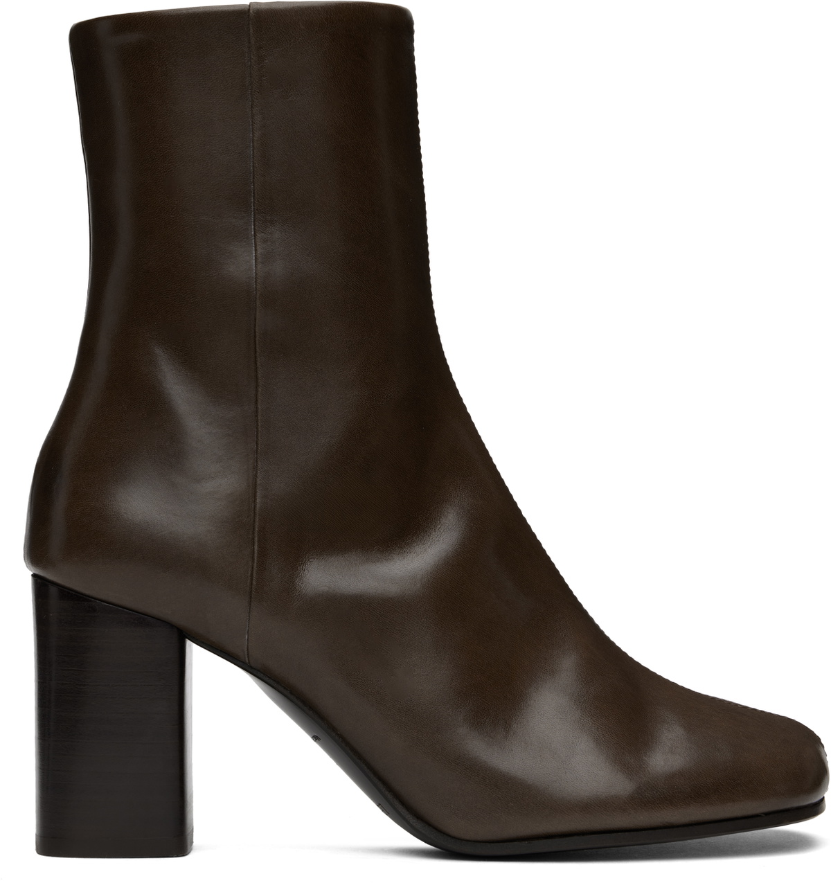 LEMAIRE Brown Anatomic 80mm Heel Boots Lemaire
