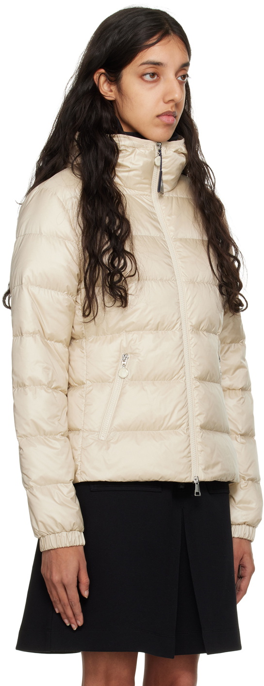 Moncler Beige Gles Down Jacket Moncler