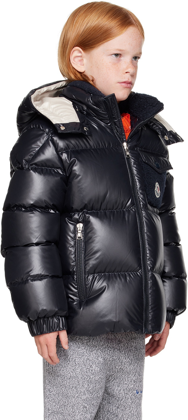Moncler Enfant Kids Navy Yule Down Jacket Moncler Enfant