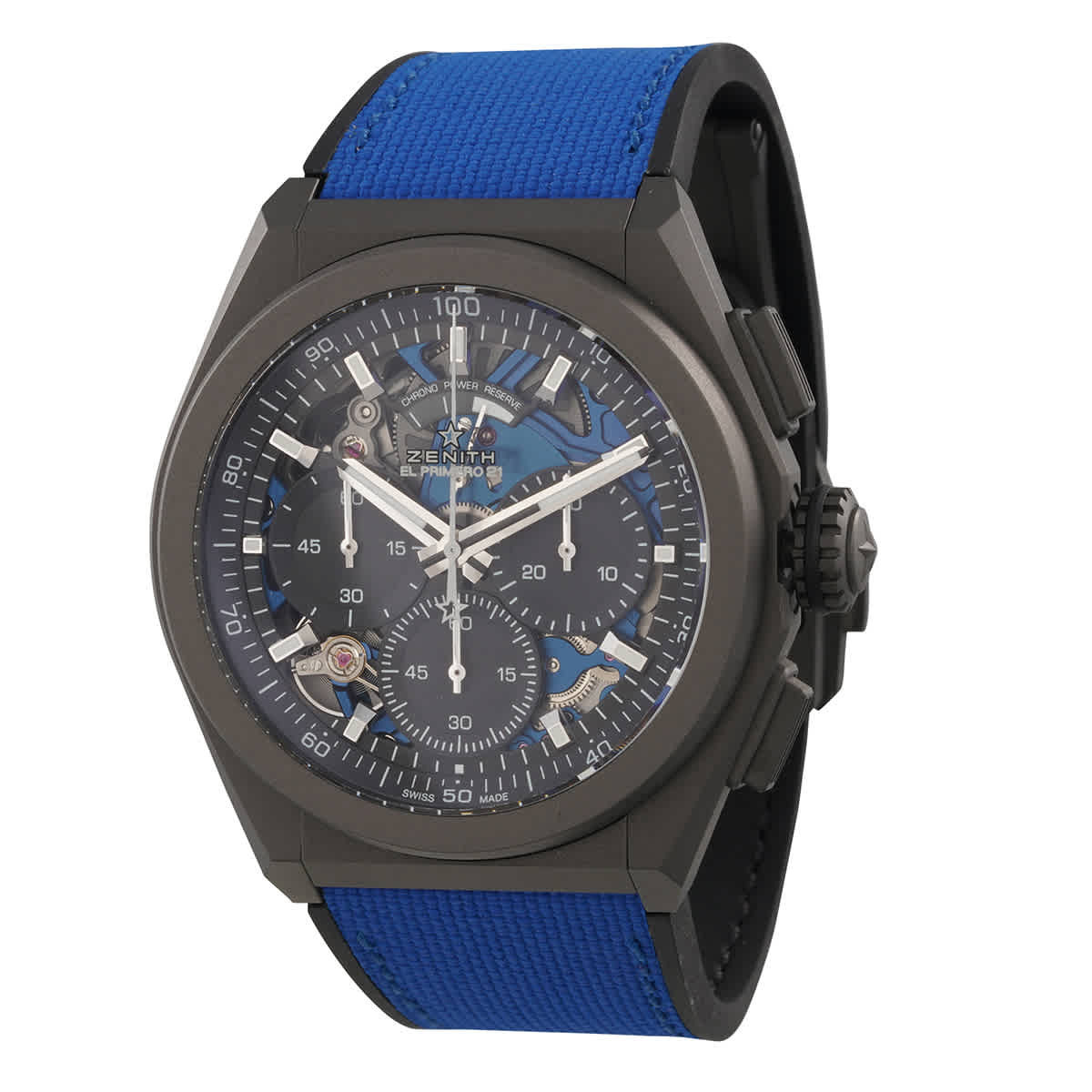 Zenith Defy El Primero 21 Ultrablue Chronograph Automatic Mens Watch 97 ...