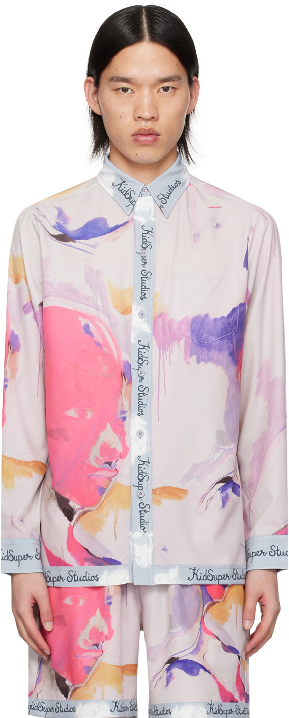 KidSuper Pink Printed Shirt KidSuper