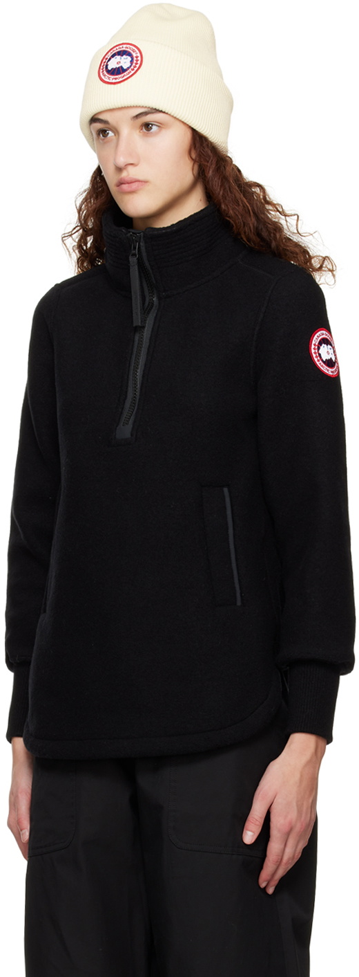 Canada Goose Black HUMANATURE Severn Track Jacket Canada Goose