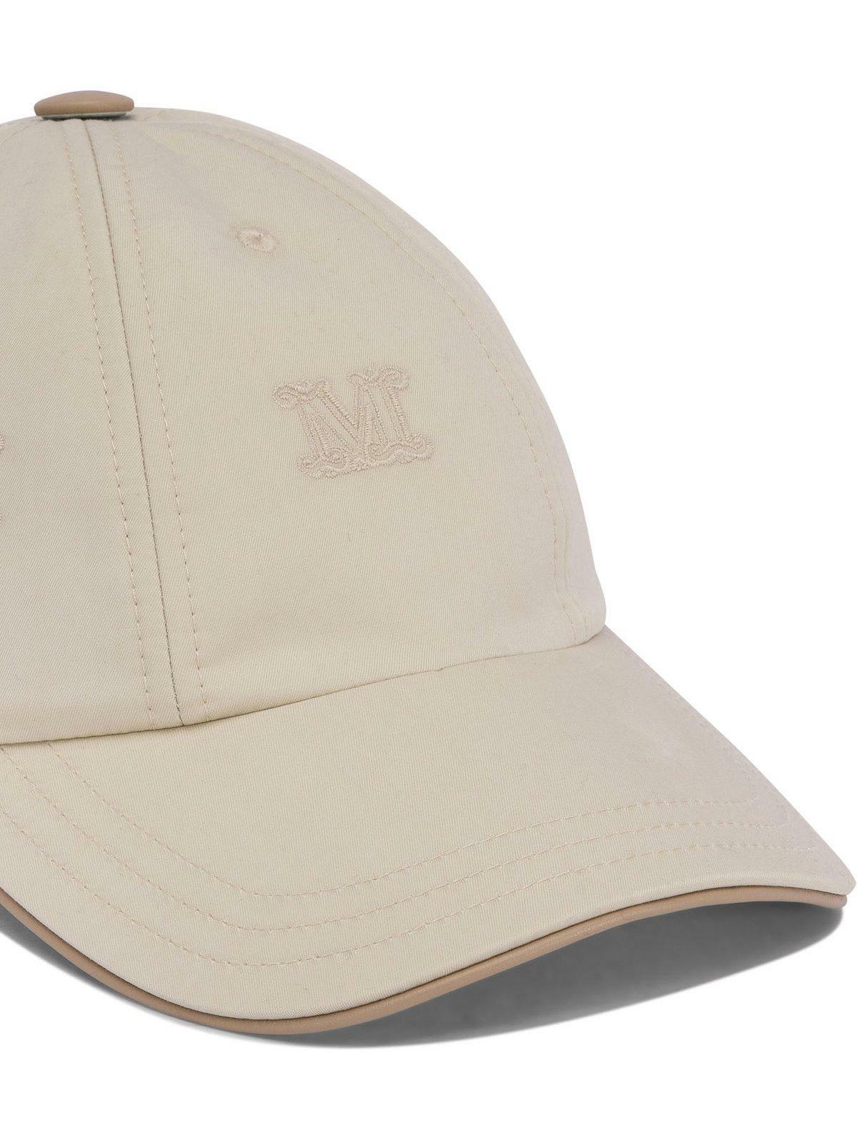 Max Mara Logo Embroidered Baseball Cap Max Mara