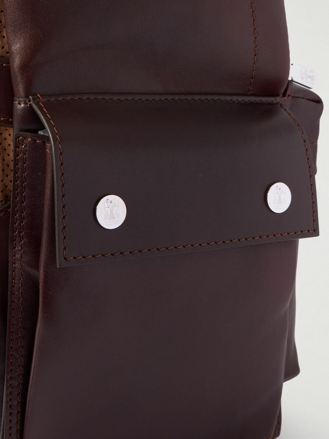 Brunello Cucinelli - Leather Backpack Brunello Cucinelli