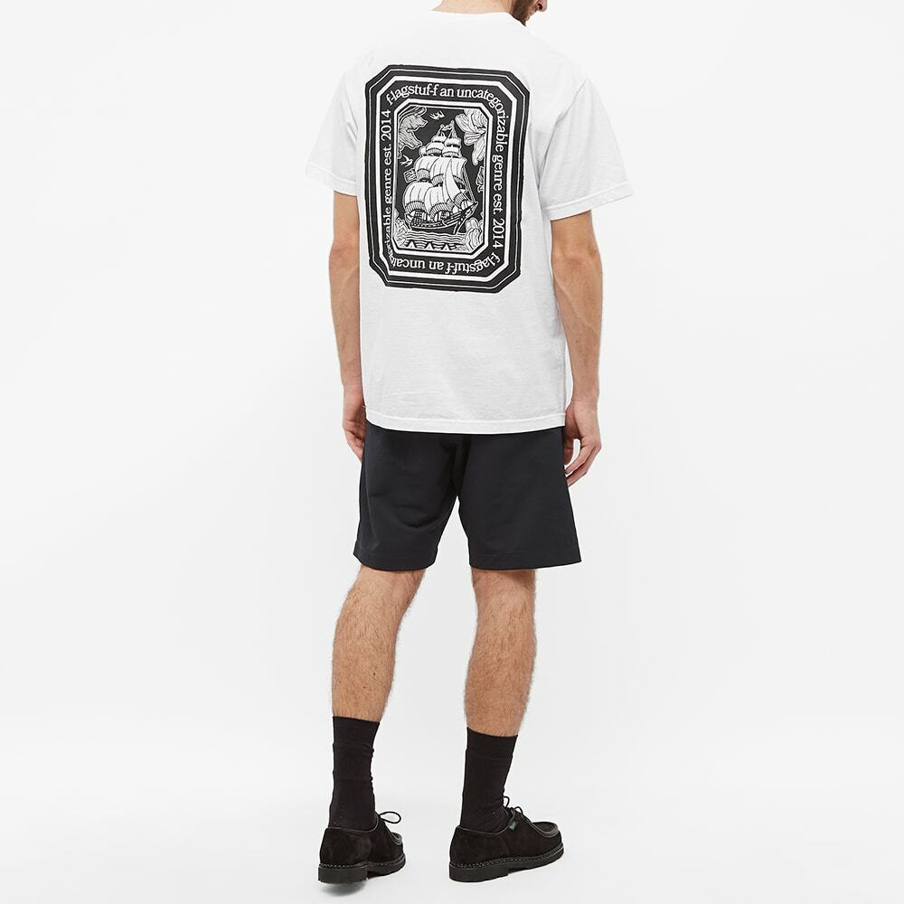 Flagstuff Men's Ship T-Shirt in White Flagstuff