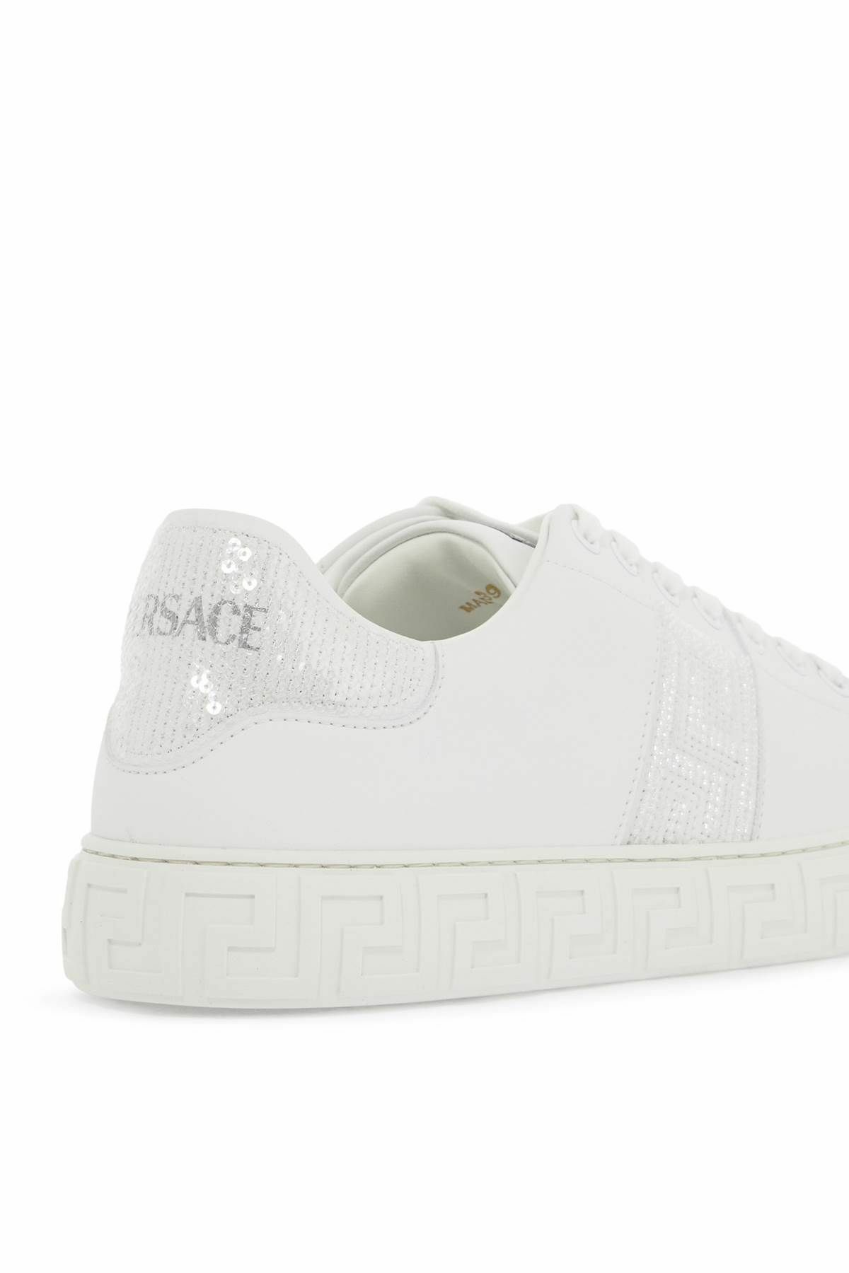 VERSACE "glittery greek sne White Versace