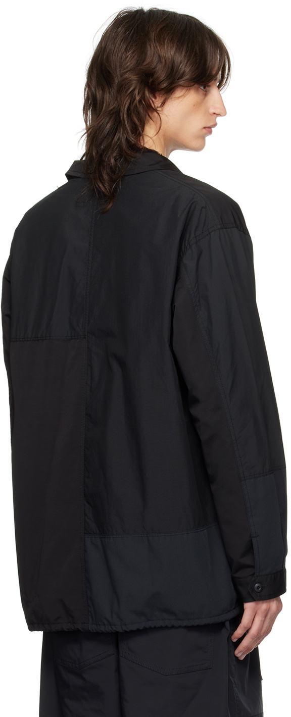 Comme des Garçons Homme Black Patchwork Blazer Comme des Garcons Homme