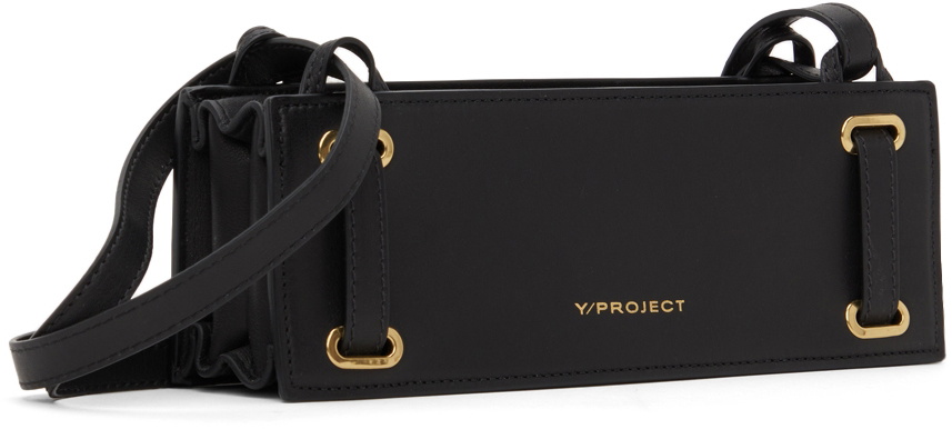 Y/Project Black Mini Accordion Baguette Bag Y/Project