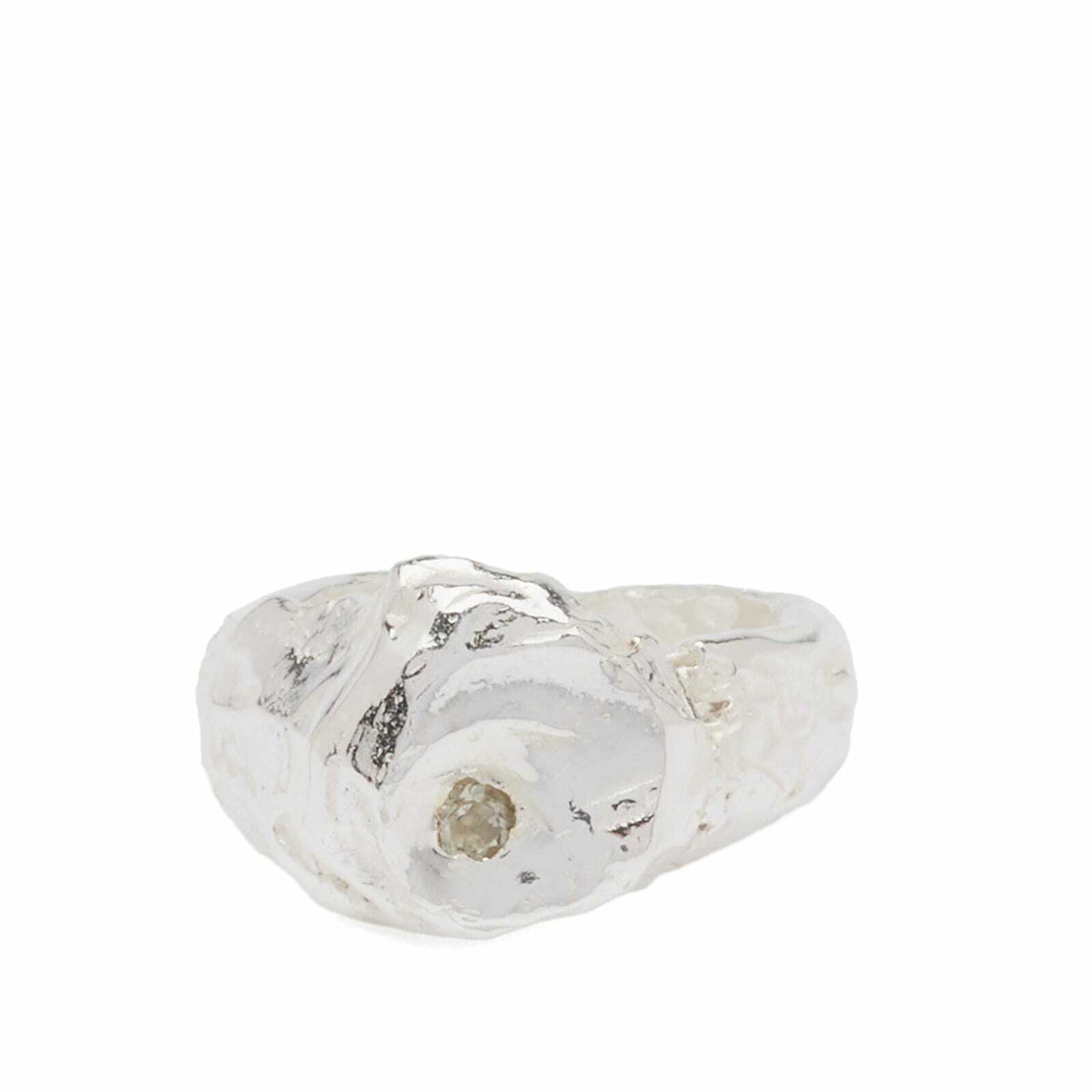 Simuero Women's Marea Ring in Silver/Clear Simuero