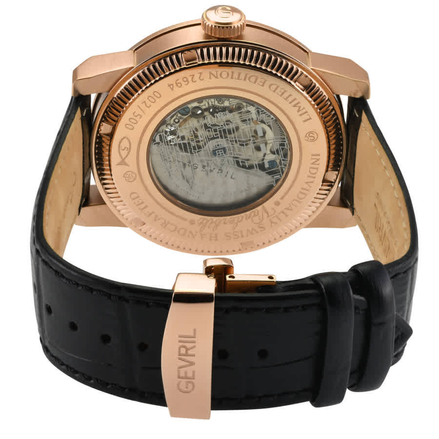 Gevril Vanderbilt Silver-tone Dial Mens Watch 22694 Gevril