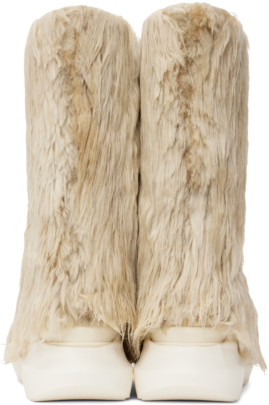 Rick Owens DRKSHDW Off-White Strobe Fogachine Boots Rick Owens Drkshdw