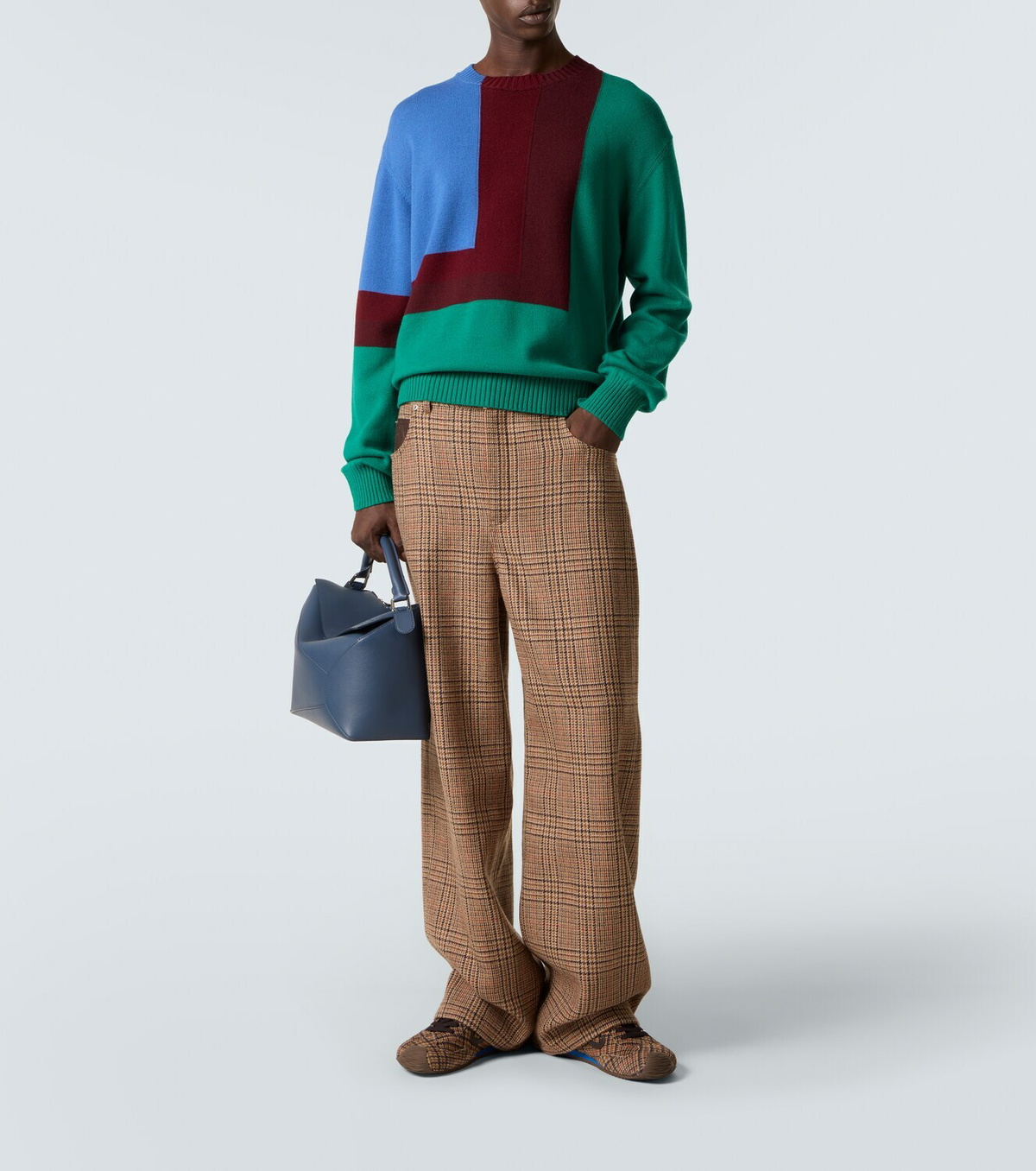 Loewe Colorblocked wool sweater Loewe