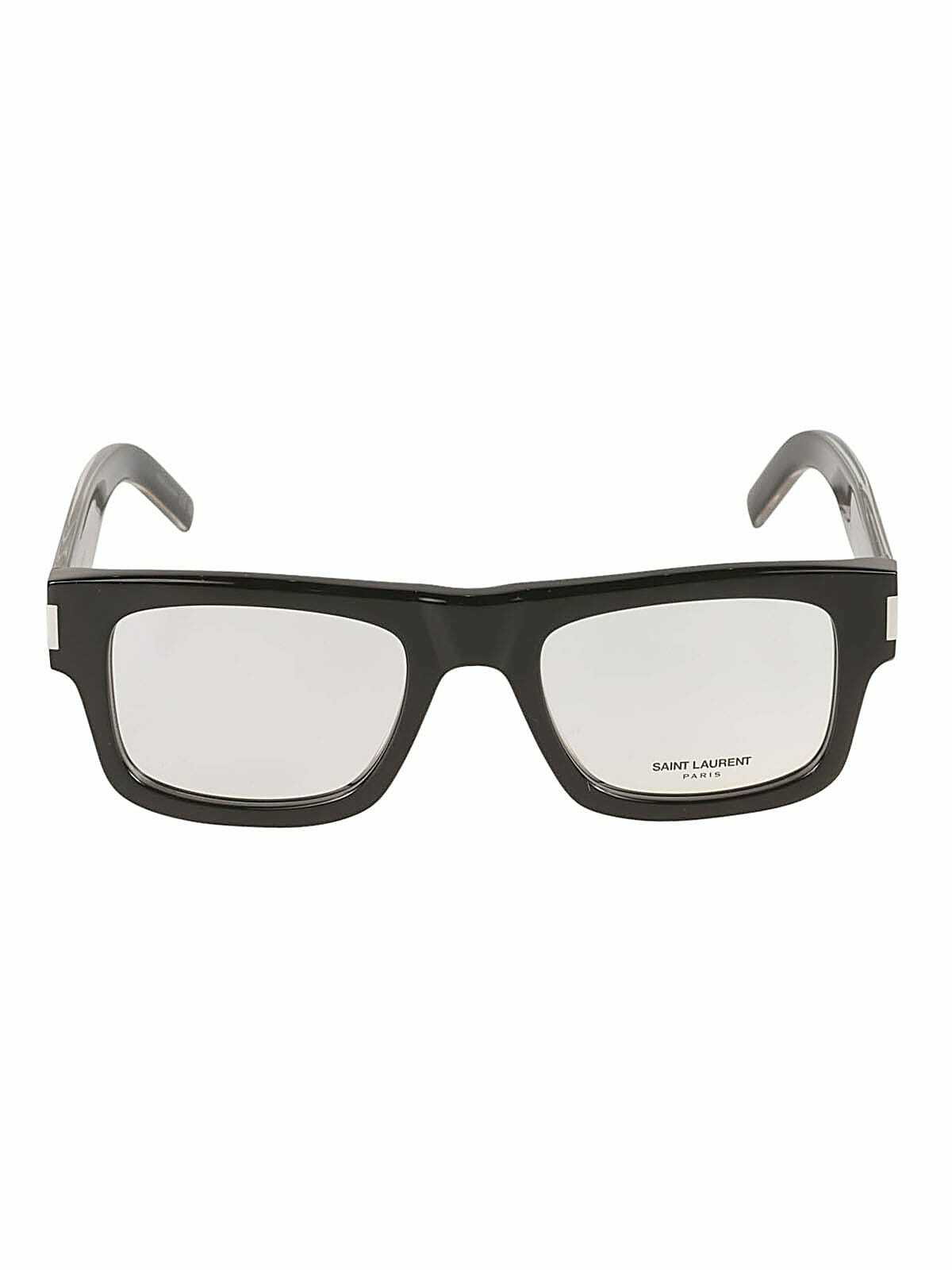 Saint Laurent Eyewear Square Frame Classic Glasses Saint Laurent
