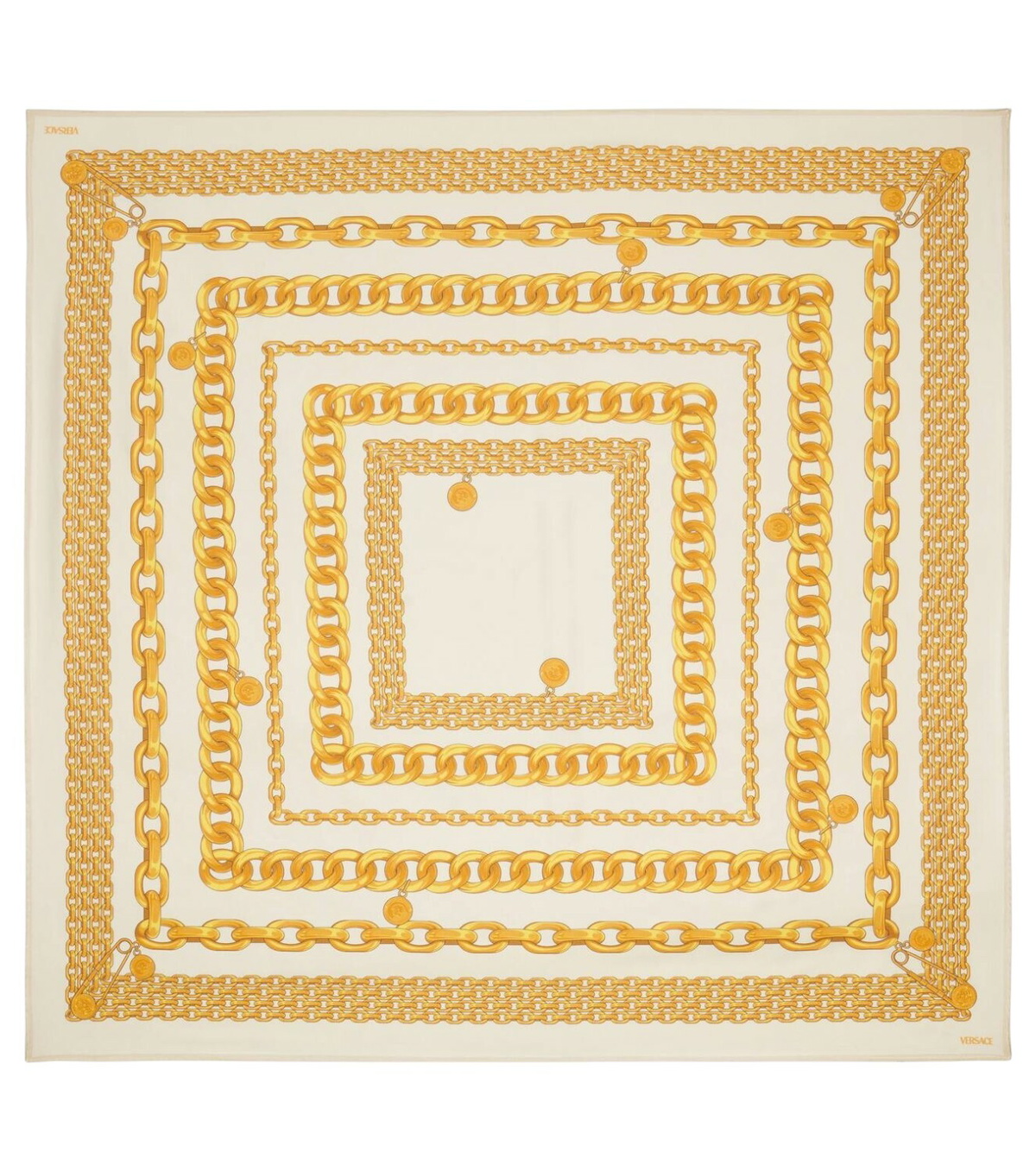 Versace Versace Treasure silk twill scarf Versace