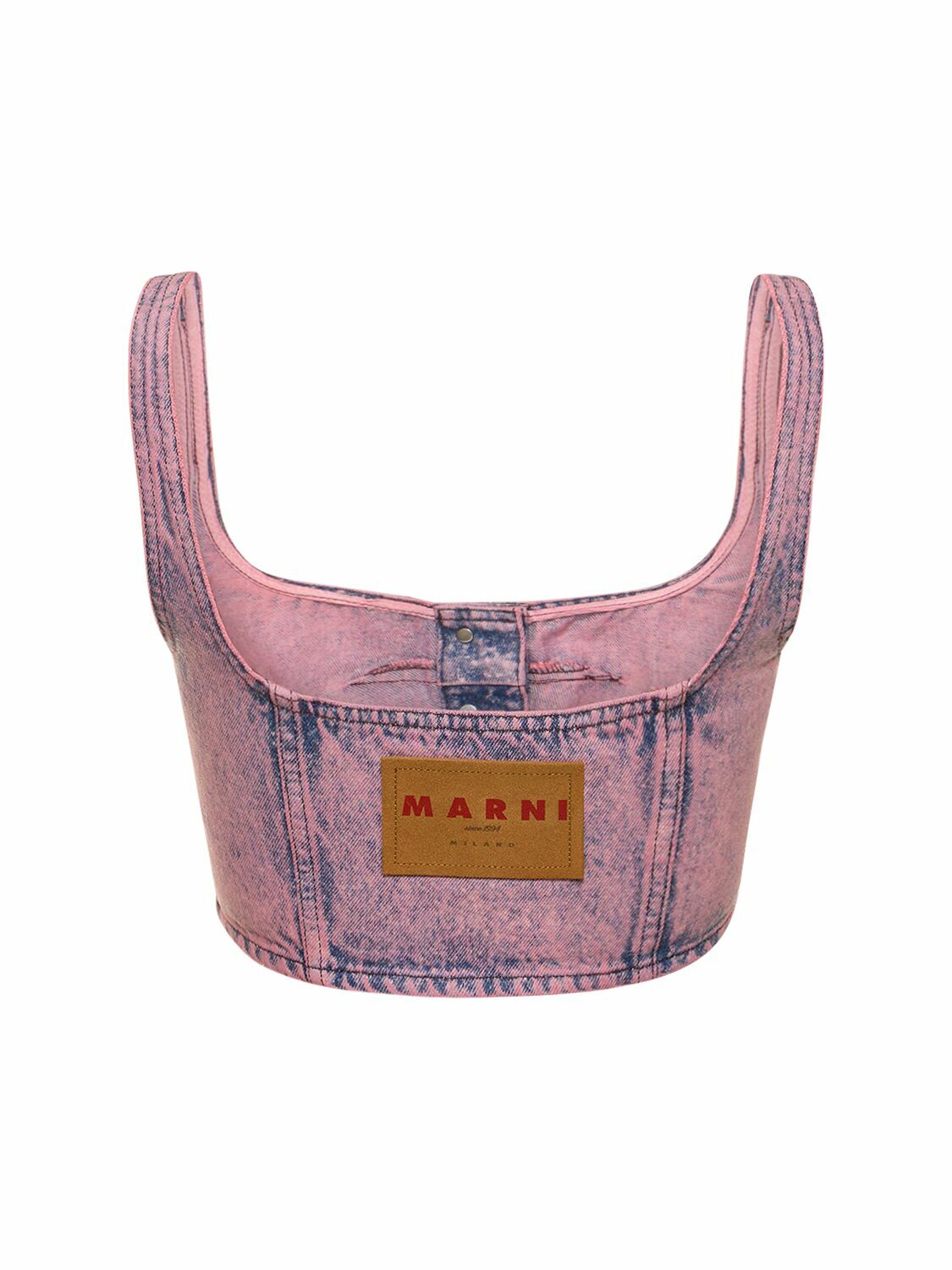 MARNI - Cotton Denim Crop Top Marni