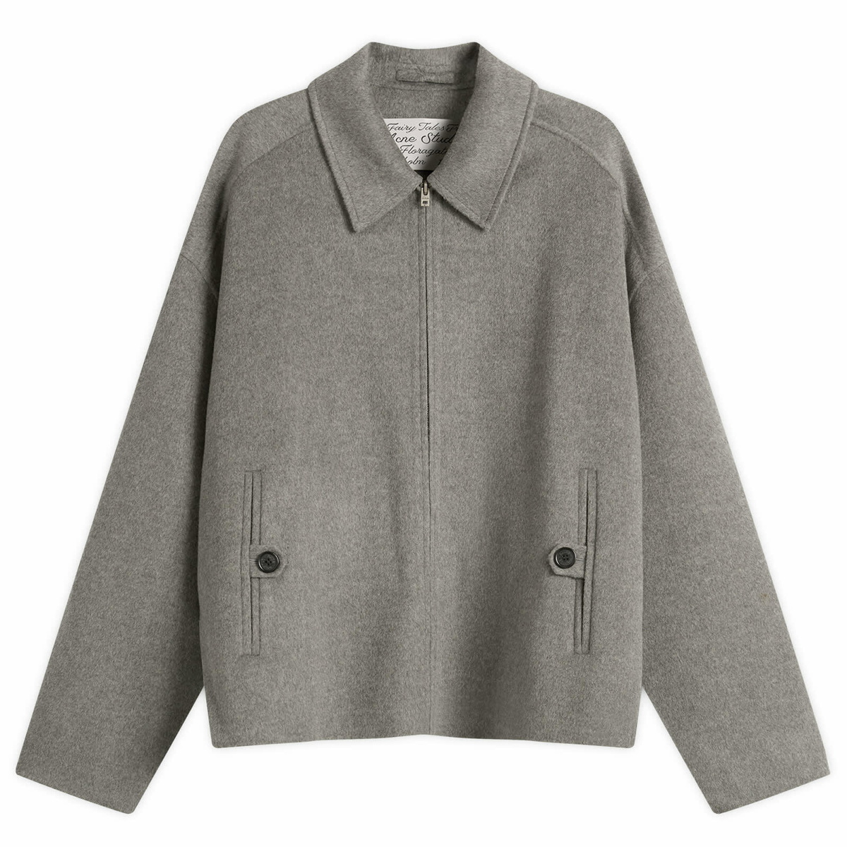 Acne Studios Men's Wool Cashmere Jacket in Vintage Grey Melange Acne ...