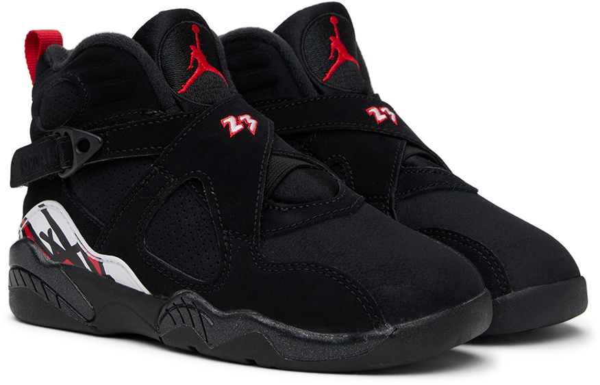 Nike Jordan Kids Black Jordan 8 Retro Little Kids Sneakers Nike Jordan ...