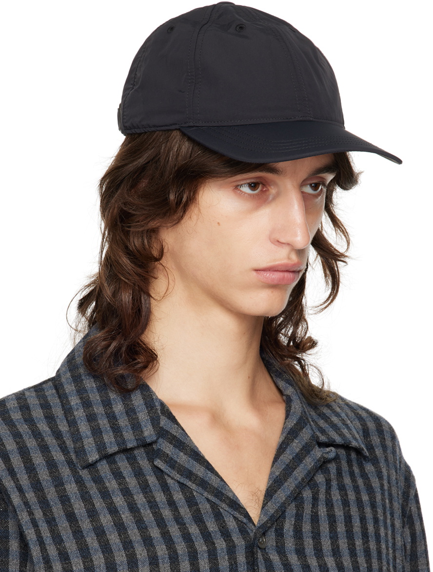 OUR LEGACY Navy Peached Nylon Cap Our Legacy