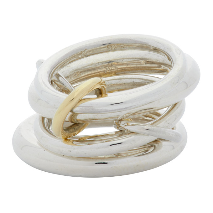 Spinelli Kilcollin Silver Vela Five-Link Ring Spinelli Kilcollin