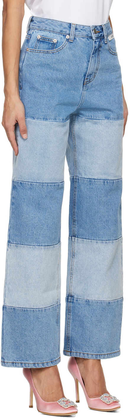 KIMHĒKIM Blue Bicolor Jeans KIMHĒKIM