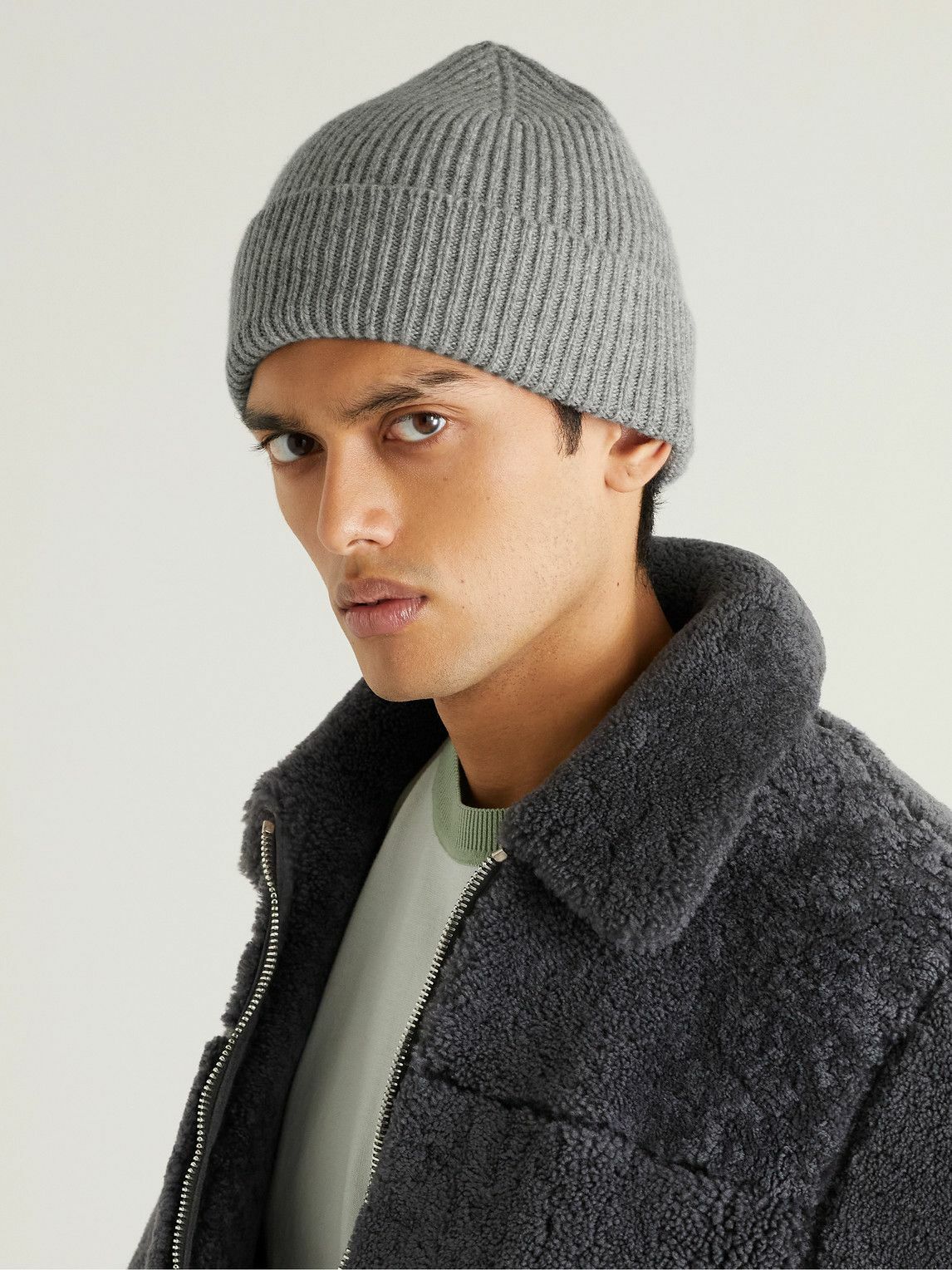 Mr P. - Ribbed Wool Beanie Mr P.