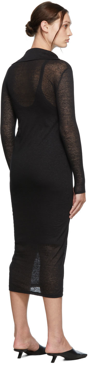 KIMHĒKIM Black Sheer Dress KIMHĒKIM