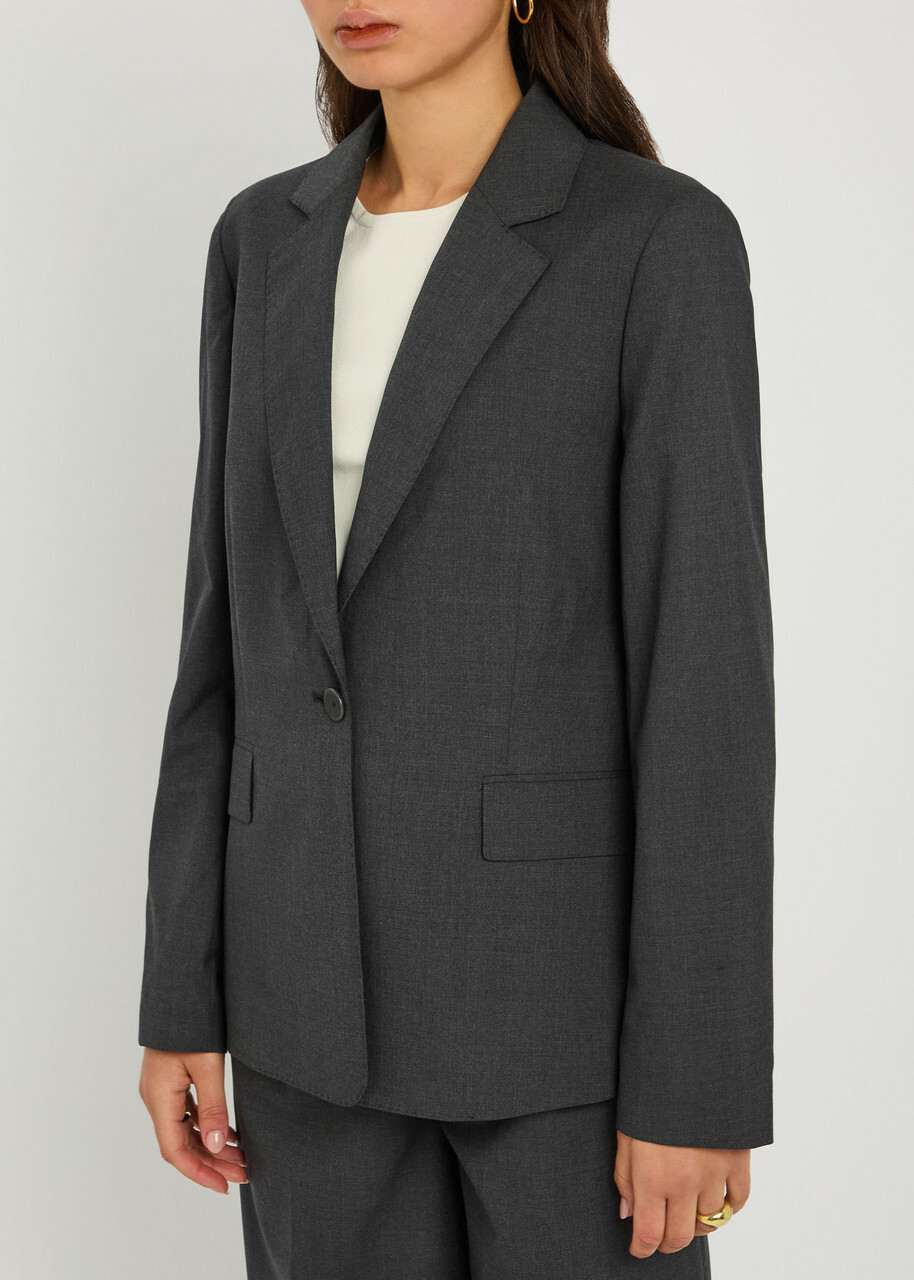 Joseph Valery Wool Blazer Dark Grey Joseph