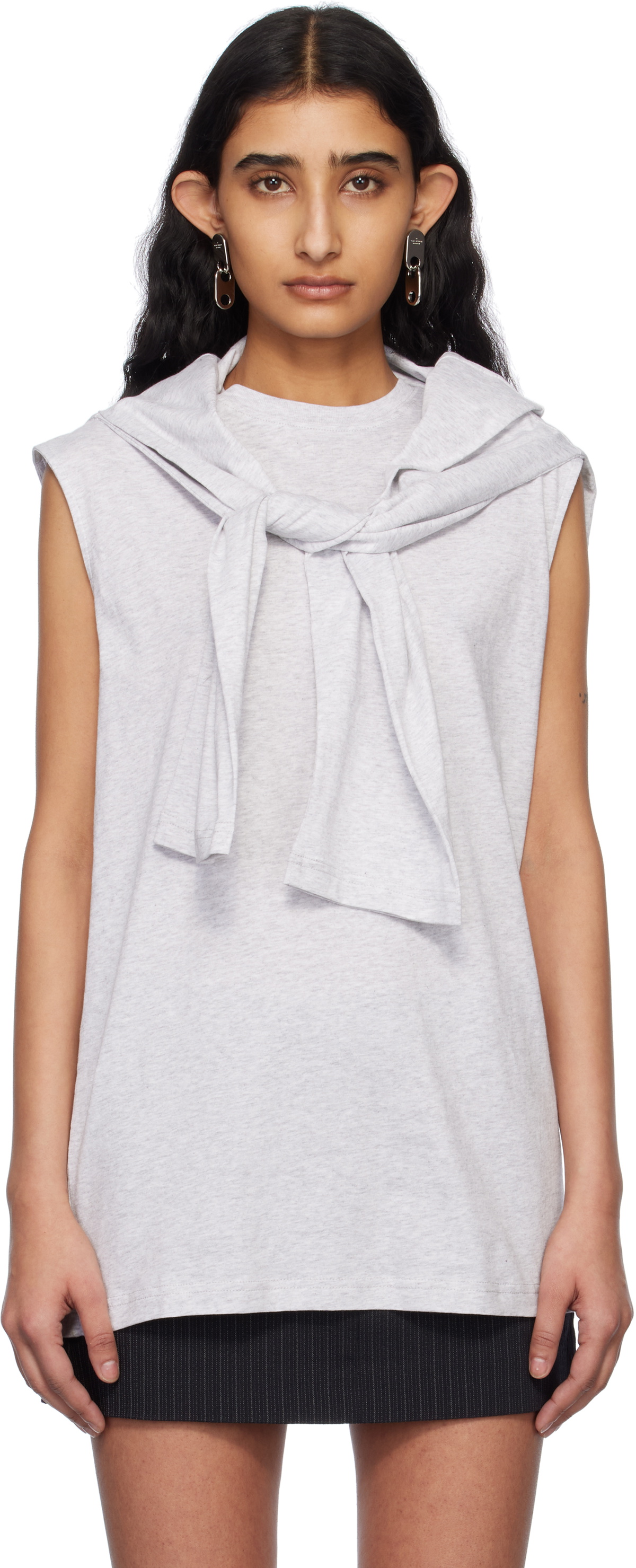 Acne Studios Gray Layered Tank Top Acne Studios