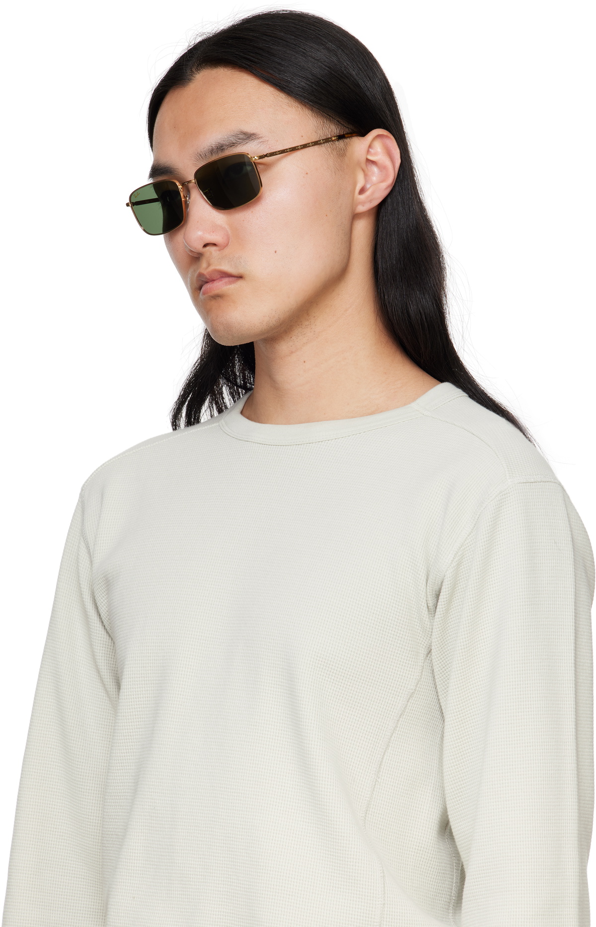 Ray-Ban Gold RB3717 Sunglasses Ray Ban