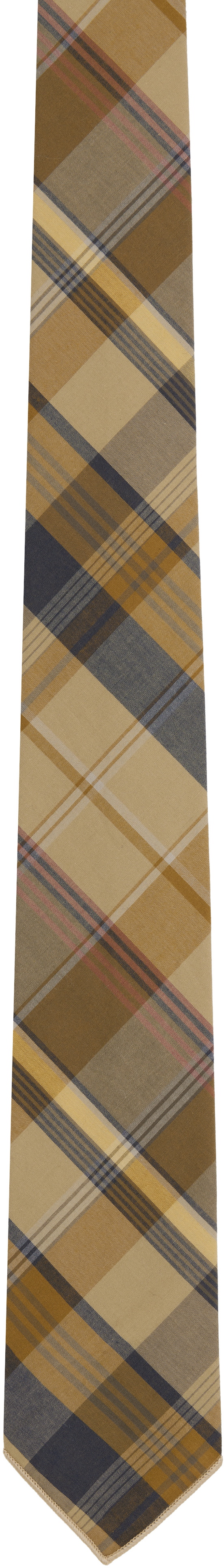 Engineered Garments Khaki Check Tie Engineered Garments