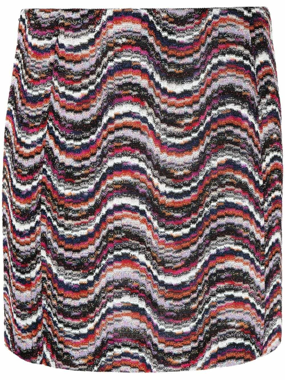 MISSONI - Waves Pattern Mini Skirt Missoni