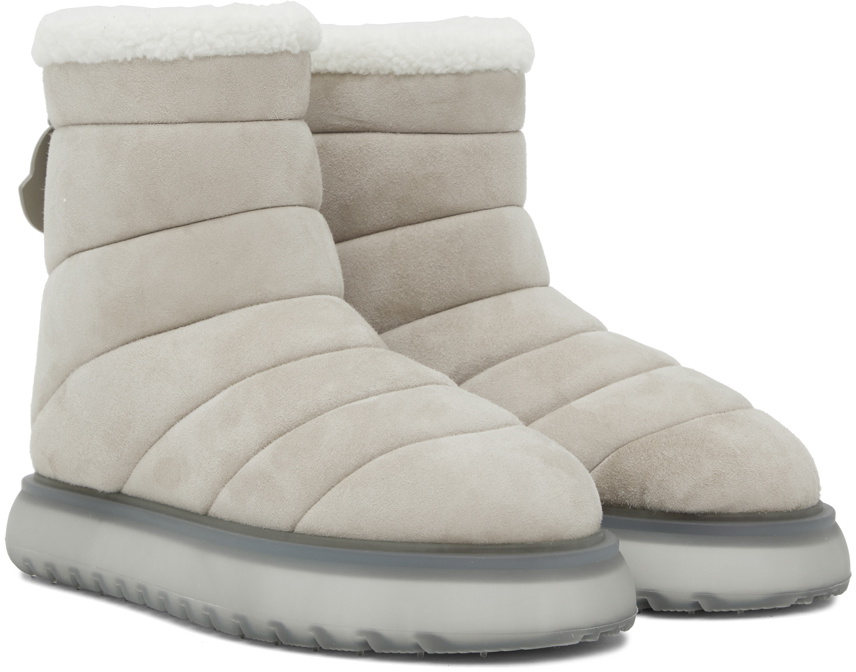 Moncler Beige Hermosa Snow Boots Moncler