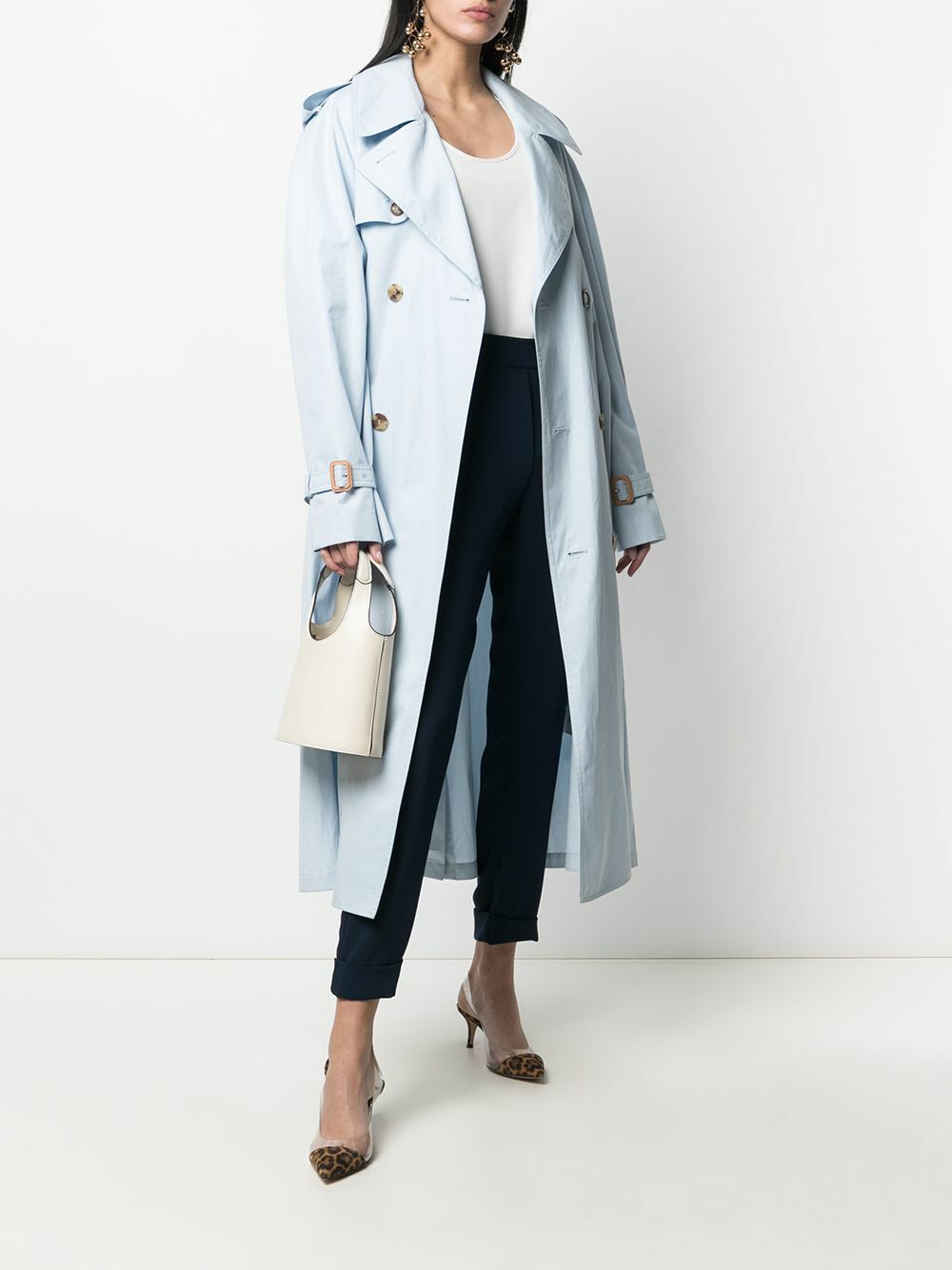 PAROSH - Cropped Slim Trousers Parosh