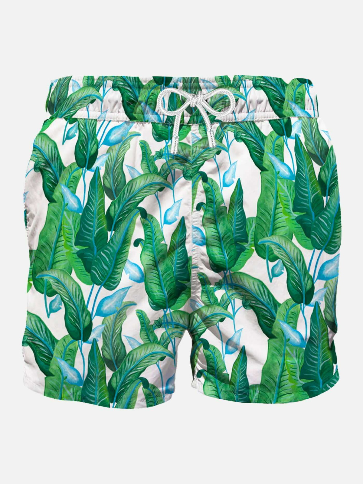 MC2 Saint Barth Tropical Leaf Print Mid-length Swim Shorts MC2 Saint Barth