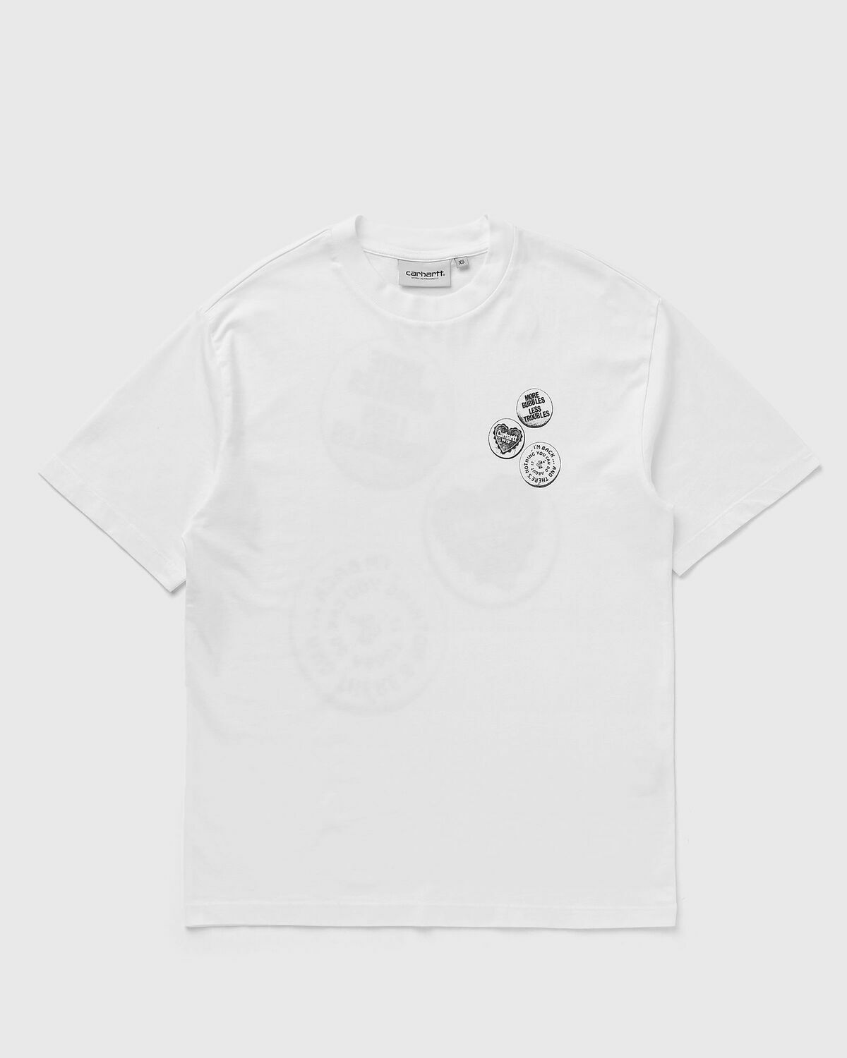 Carhartt Wip S/S Pins Tee White Shortsleeves Carhartt WIP