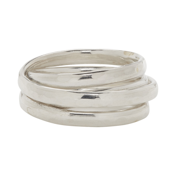 Chin Teo Silver Mini Cage Ring Chin Teo