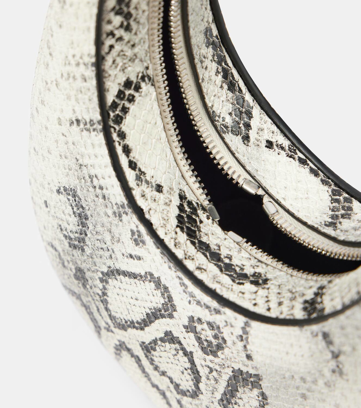 Coperni Swipe Mini snake-effect leather shoulder bag Coperni