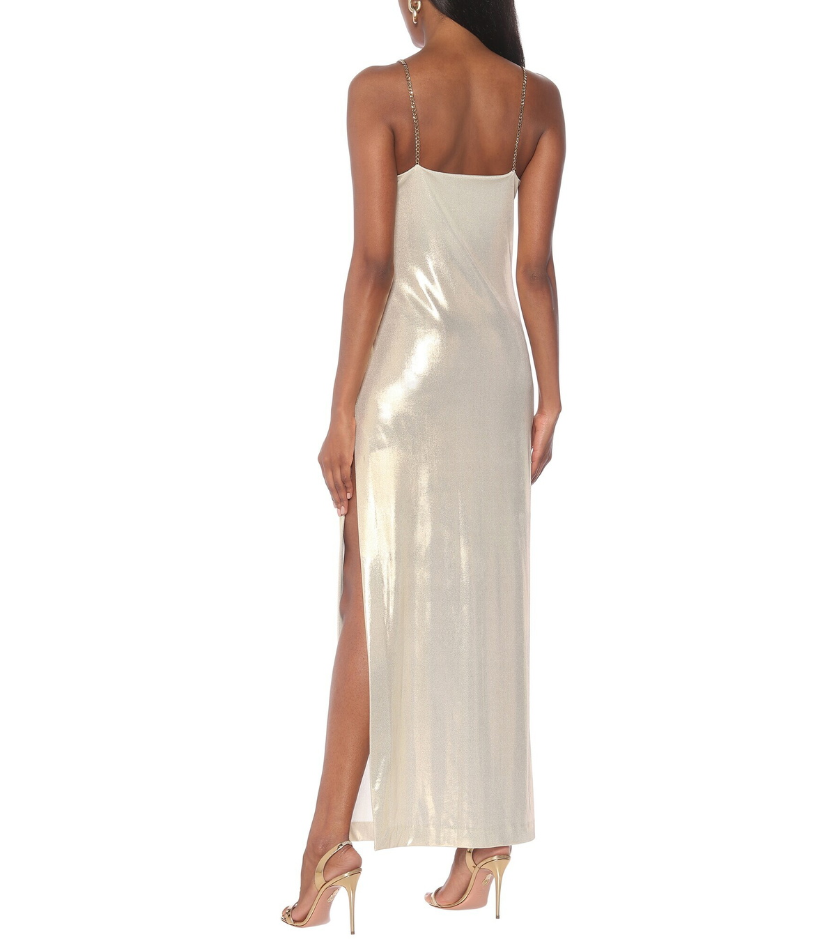 Balmain - Lamé slip dress Balmain