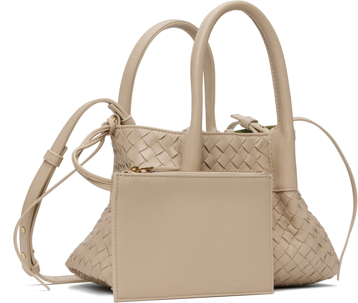 Bottega Veneta Beige Small Pinacoteca Bag Bottega Veneta