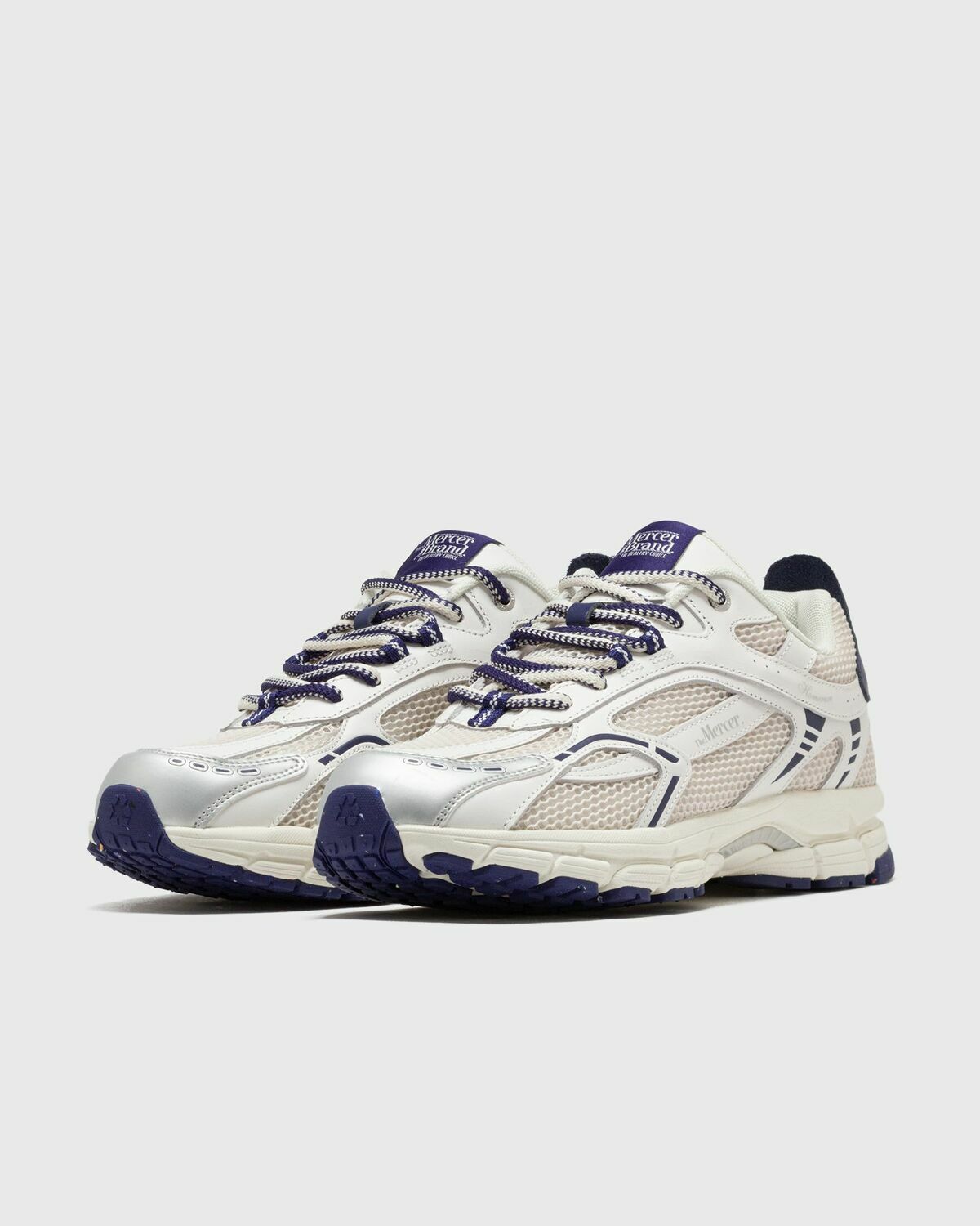 Mercer The Re-Run Baseball White Mens Lowtop Mercer
