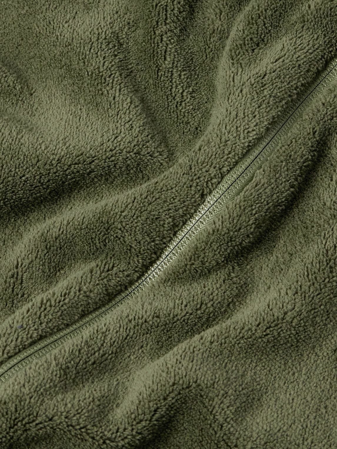 POST ARCHIVE FACTION - 5.1 Fleece Zip-Up Hoodie - Green Post Archive ...