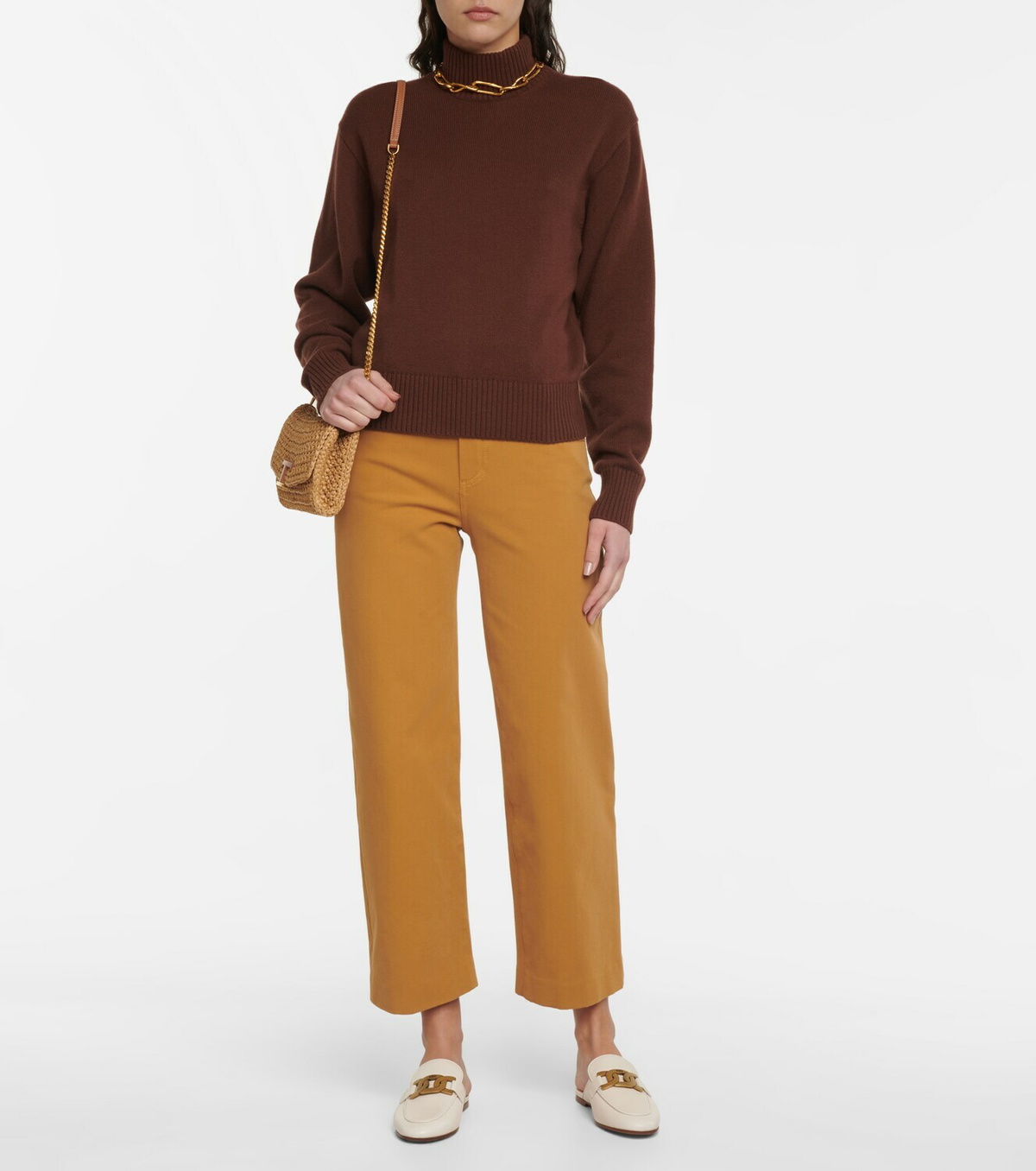 Tod's - Catena chain-link leather slippers Tod's
