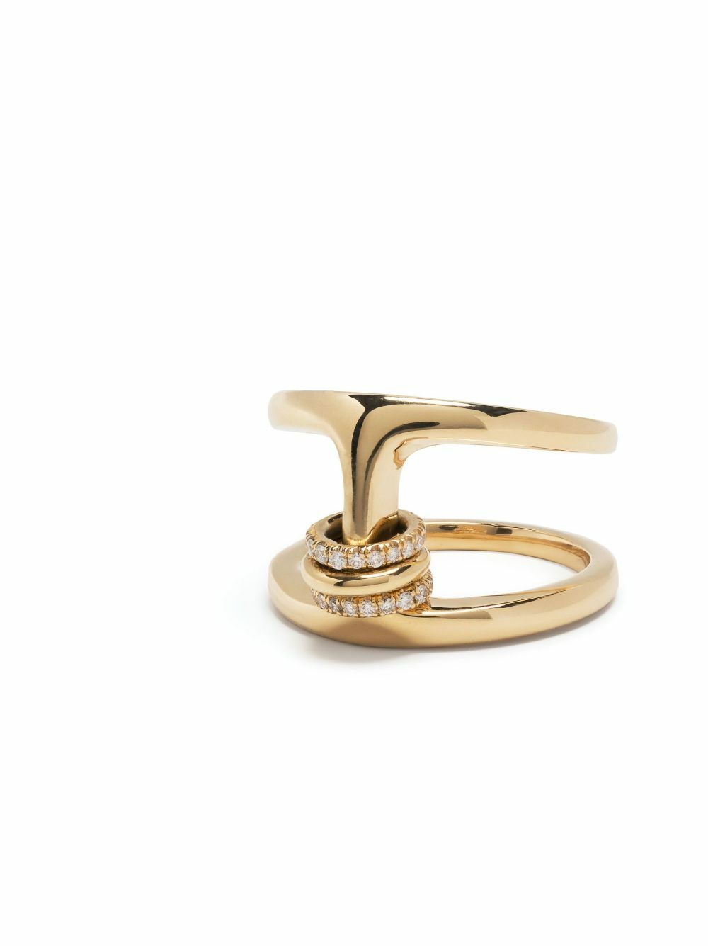Spinelli Kilcollin X Hoorsenbuhs 18K Yellow Gold Phantom Diamond Ring ...