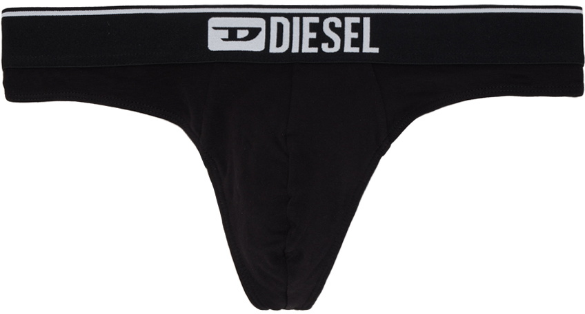 Diesel Three-Pack Black Umbr-String Thong Diesel