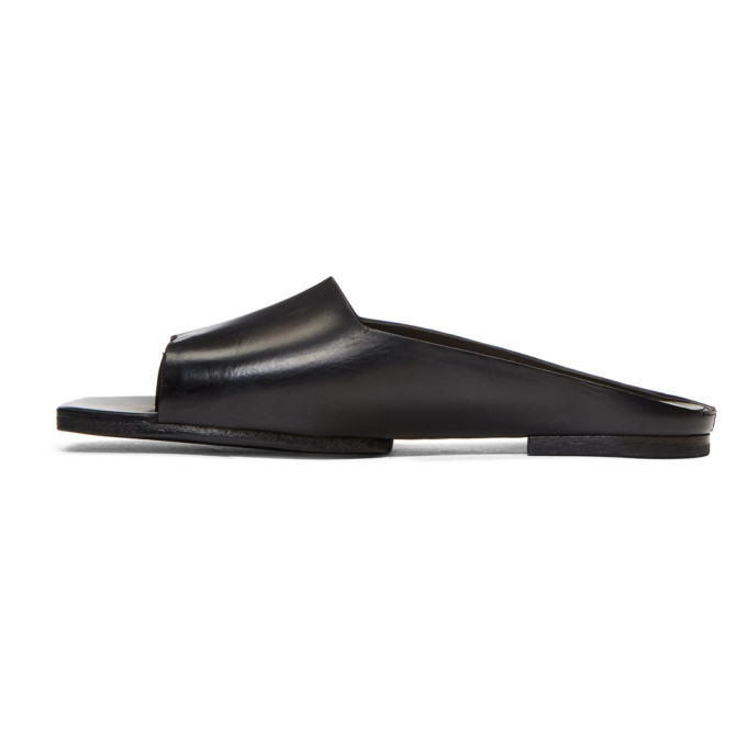 Marsell Black Quadro Slides Marsèll