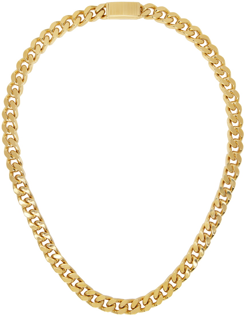 VTMNTS Gold Barcode Necklace VTMNTS
