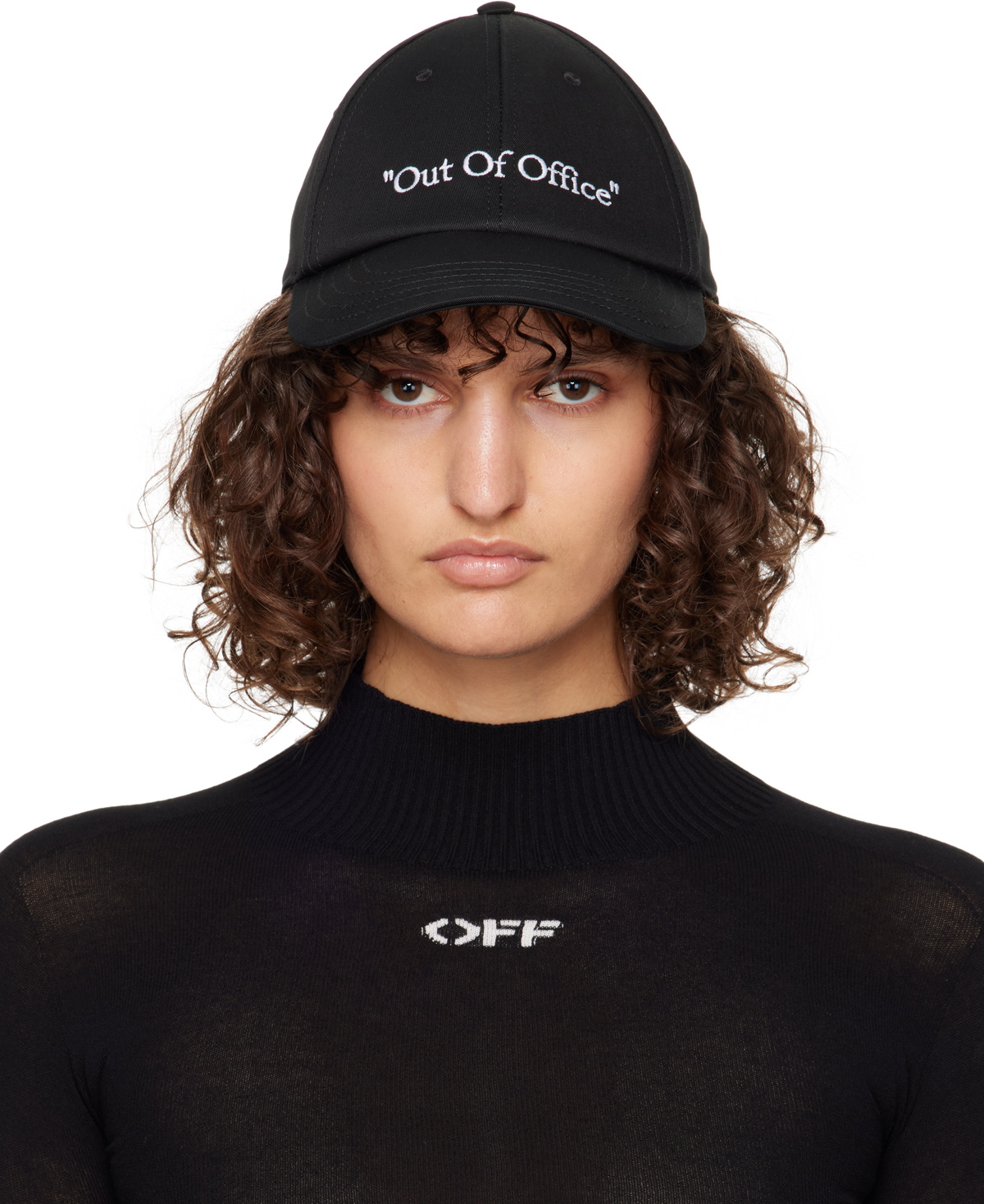 Off-White Black 'Out Of Office' Cap Off-White