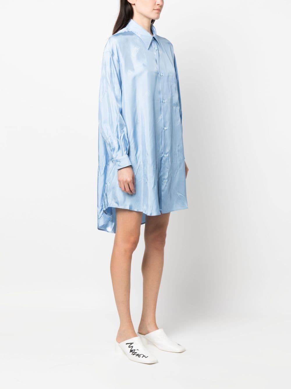 MM6 MAISON MARGIELA - Satin Shirt Dress MM6 Maison Margiela